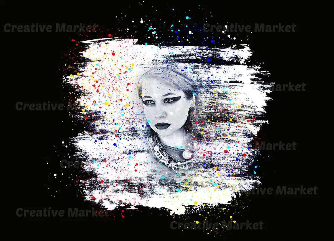 Paint Dispersion Photoshop Action Free Download