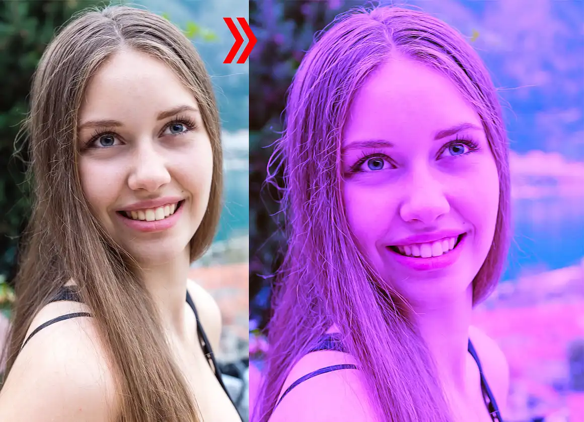 Pink Color Effect Photoshop Action Free Download