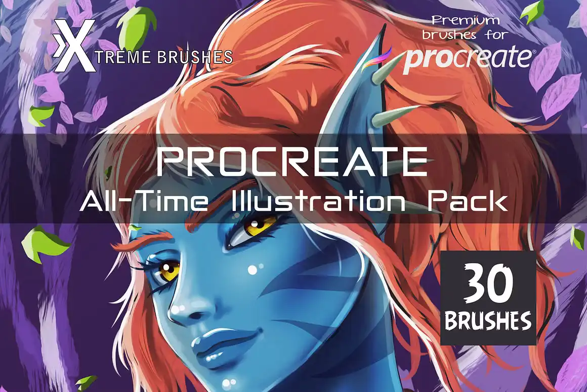 Procreate All-Time Illustration Pack Free Download