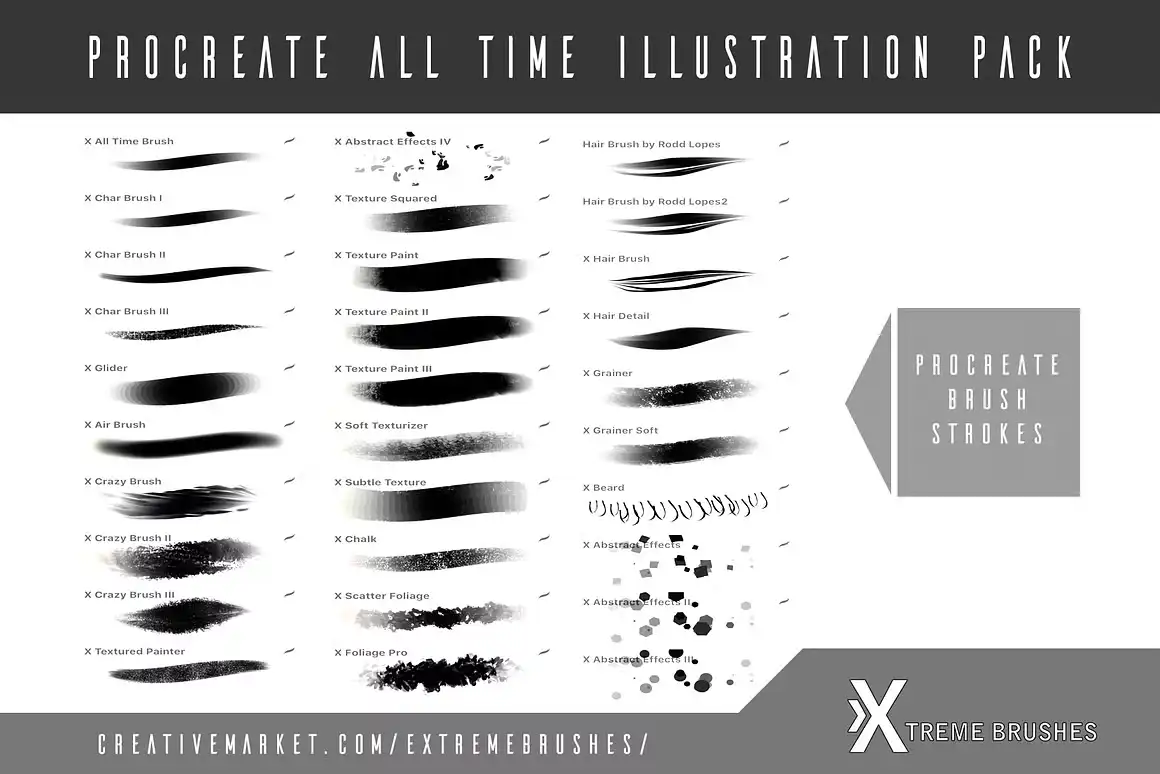 Procreate All-Time Illustration Pack Free Download
