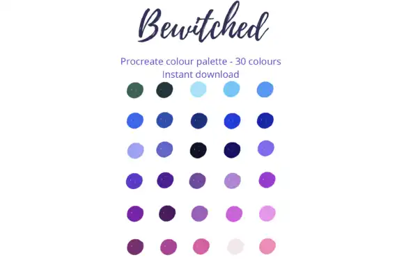 Procreate Bewitched Lettering Brush - Brushes Pack