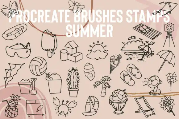 Procreate Brushes Stamp Summer Free Download