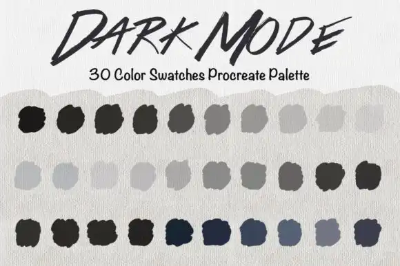 Procreate Color Palette Dark Mode Free Download