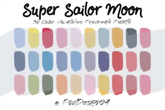 Procreate Color Palette Sailor Moon Free Download