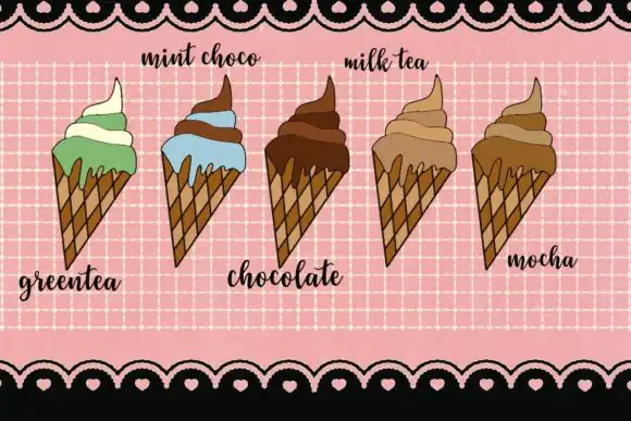 Procreate Color Palette ice Cream Flavor - Free Download