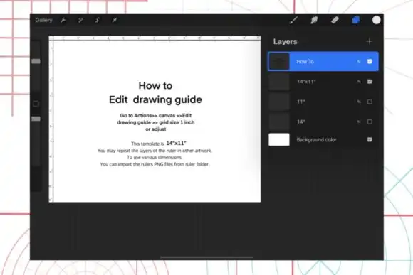 Procreate Ruler Template Free Download