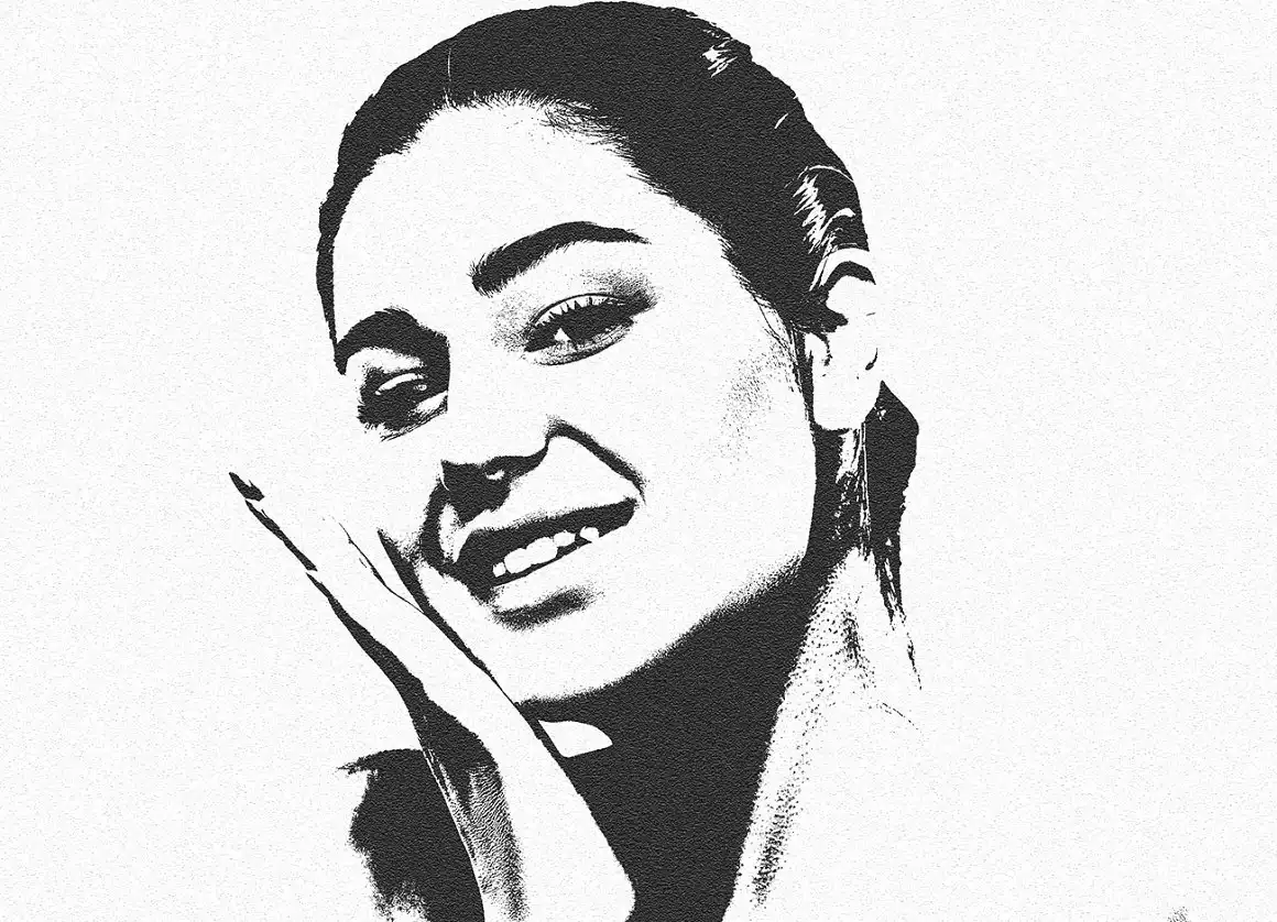 Pure Stencil Photoshop Action - Free Download