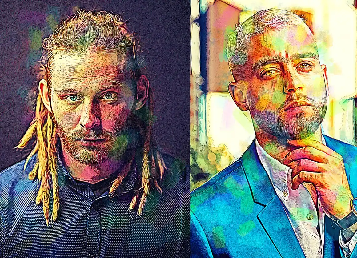 Vector Drawing Photoshop Action Free Download