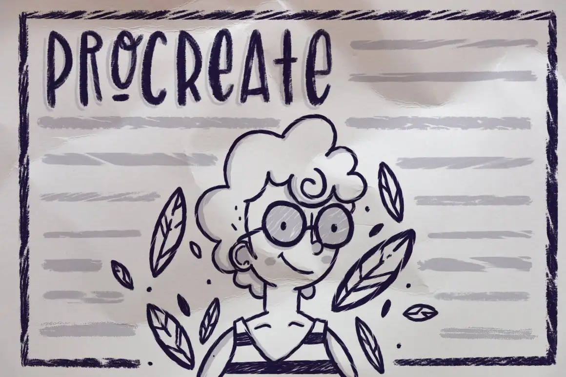 12 dry marker brushes - PROCREATE - Free Download