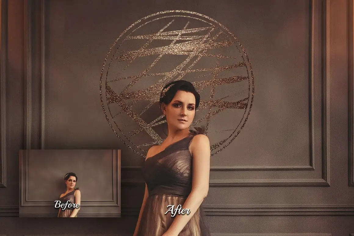 135 Floral Ring Photoshop Overlays - Free Download