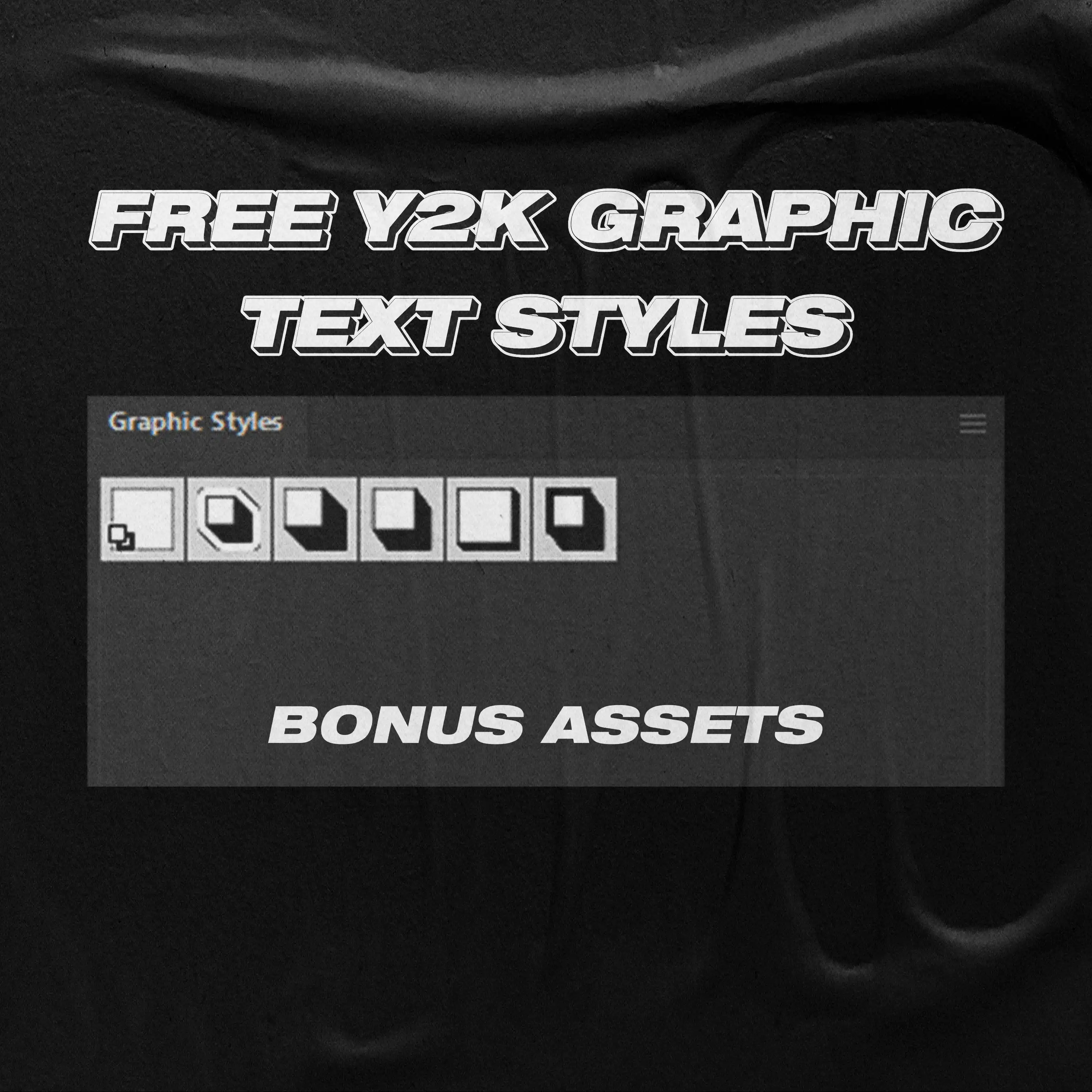 24 Y2K Shapes For Streetwear Designs - Brushes Pack