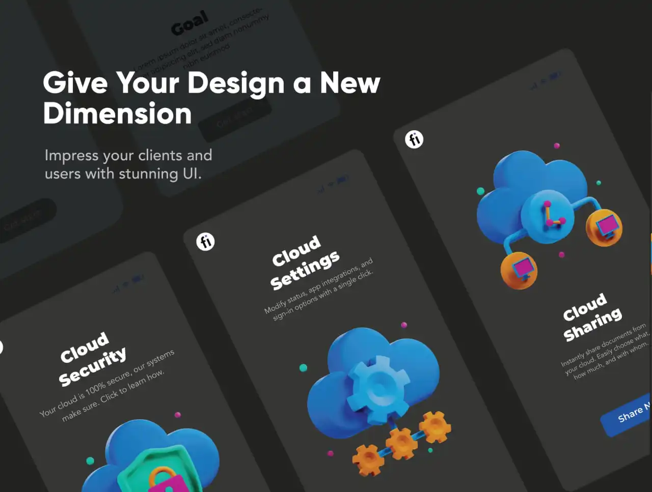 30 3D Cloud Computing Icons - Free Download