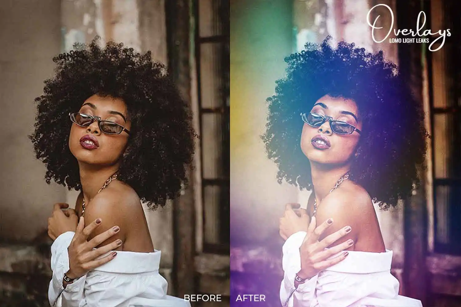 Lomo Light Leaks Overlays - Full Pack - Brushes Pack