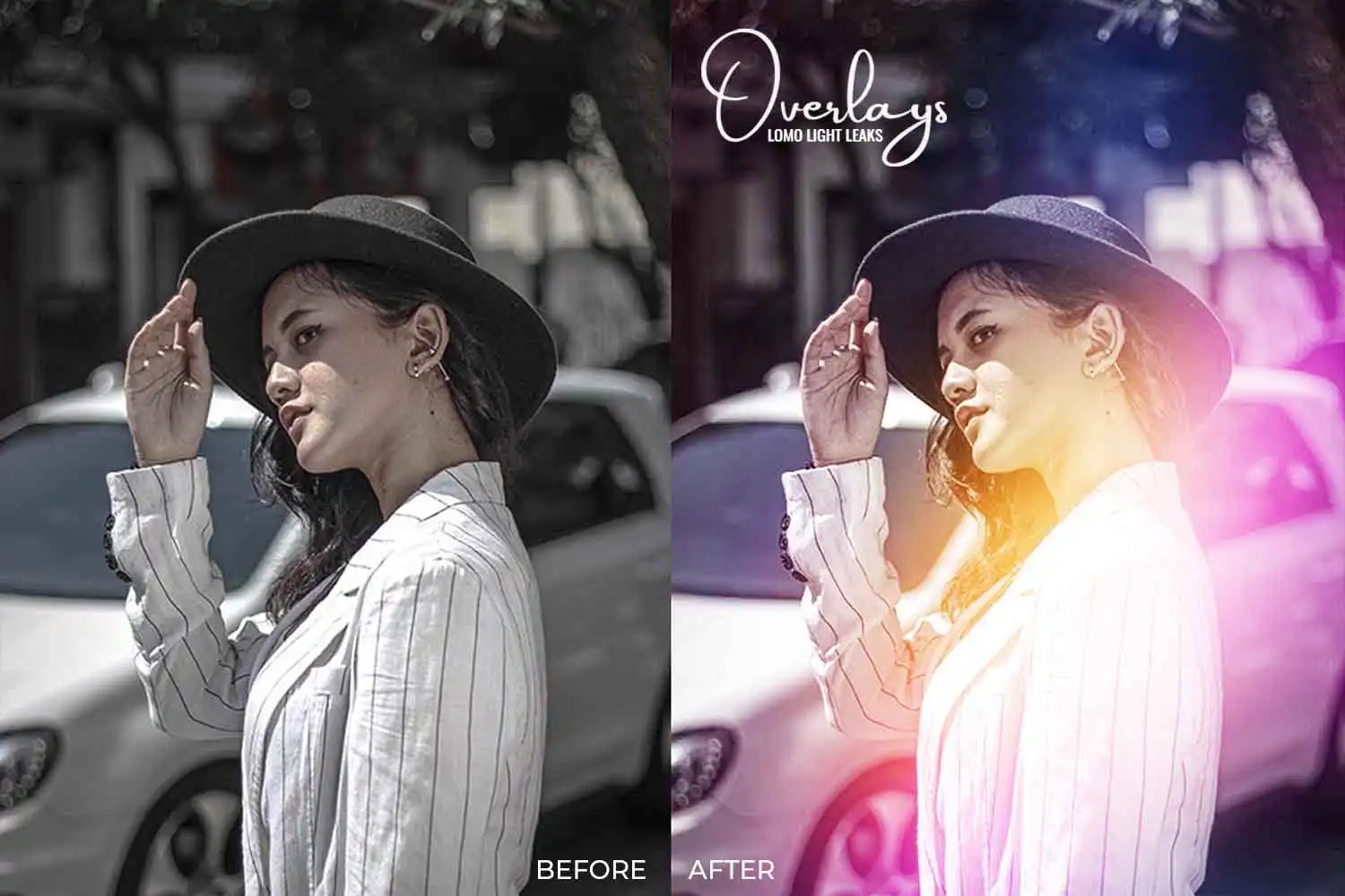 Lomo Light Leaks Overlays - Full Pack - Brushes Pack