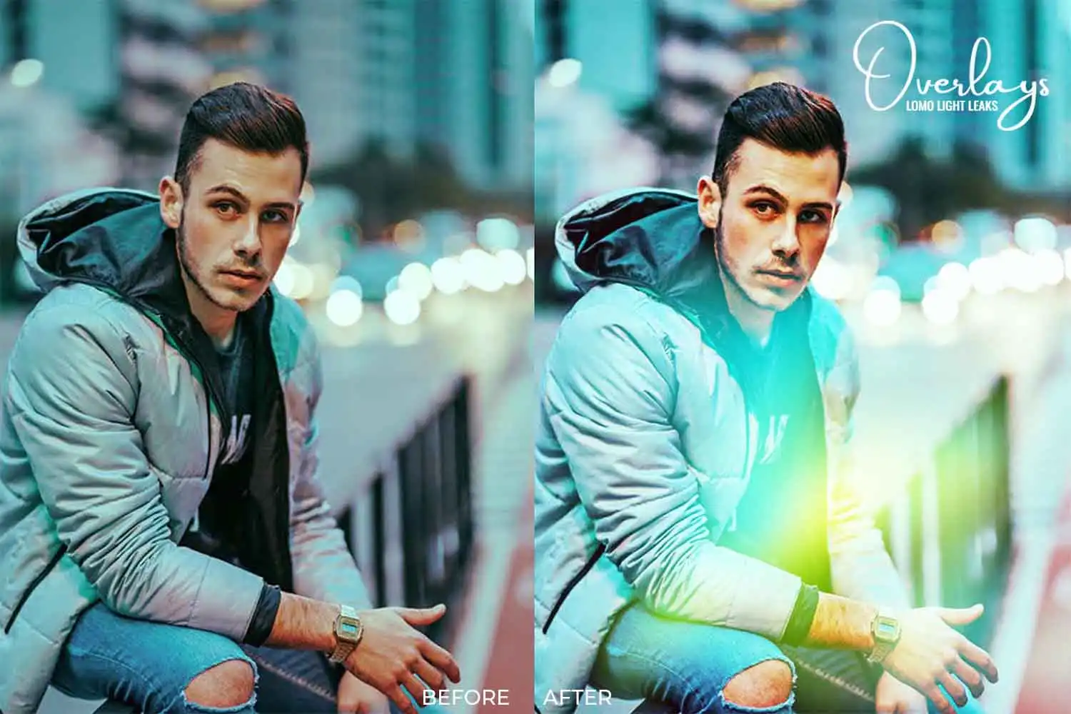 Lomo Light Leaks Overlays - Full Pack - Brushes Pack