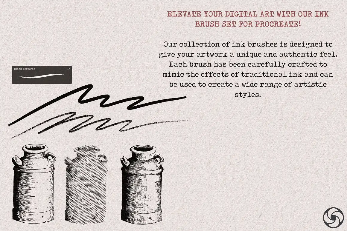 59 Easy Ink Brushes For Procreate Free Download