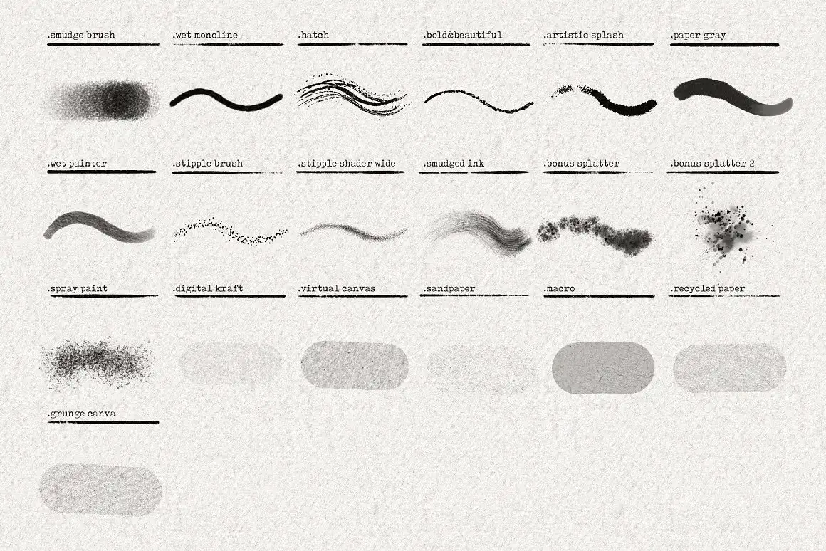 59 Easy Ink Brushes For Procreate Free Download