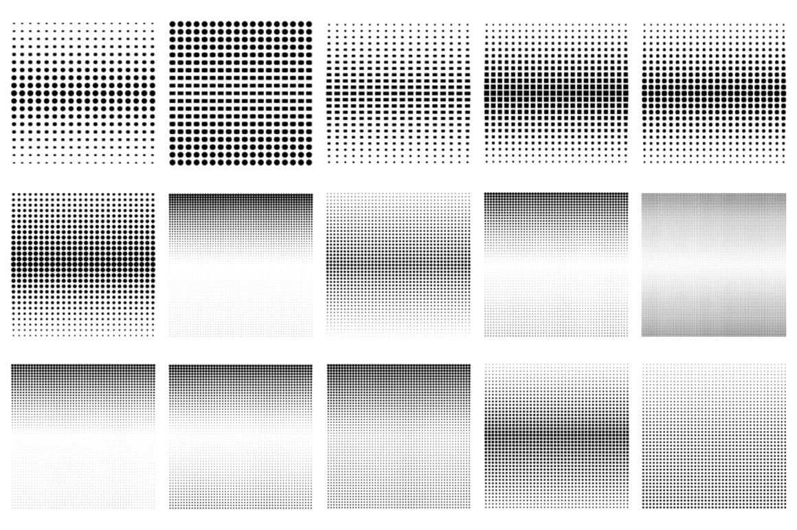 60 Halftone Photoshop Brushes Free Download