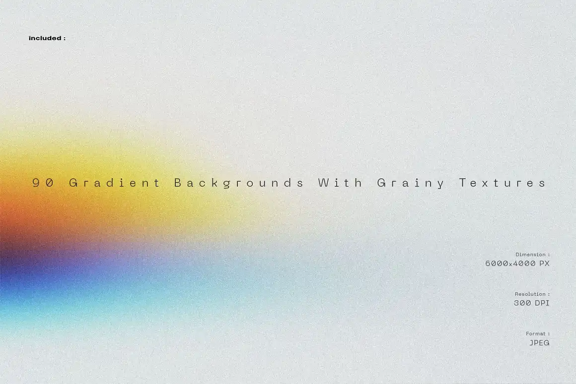 90 Gradient Backgrounds - Free Download