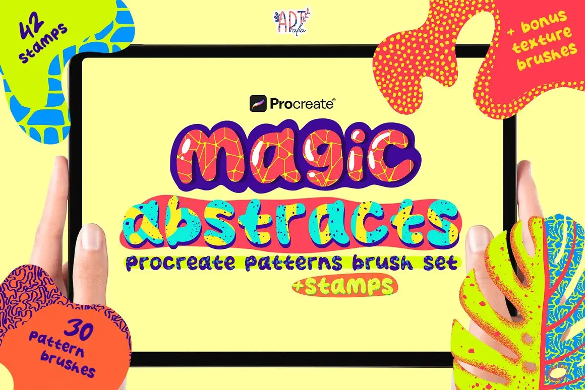 Magic Abstracts - Procreate Brushes Free Download
