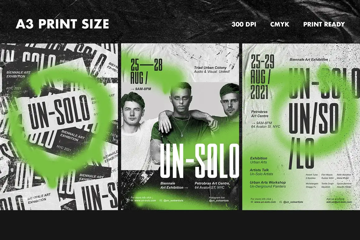 Artist Event Poster Templates Free Download