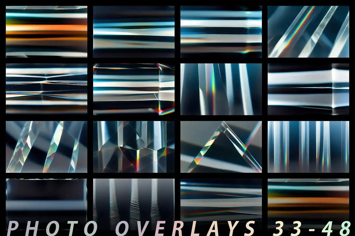 80 Glass Reflection Photo Overlays - Free Download