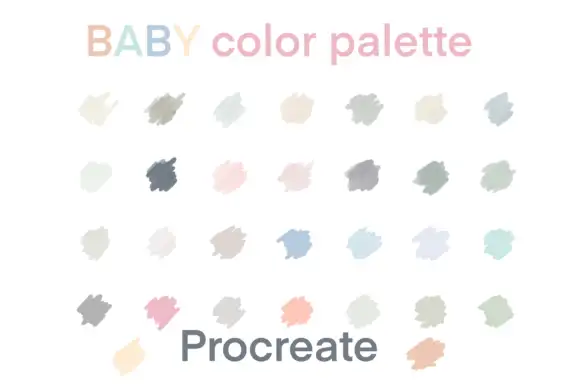 Baby Pastel Color Palette Procreate Free Download