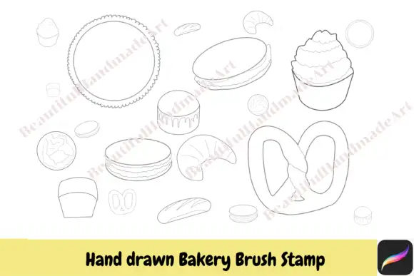 Bakery Brush Stamps Color Palette Ipad - Free Download