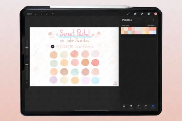Beige Pink Procreate Color Palette Free Download