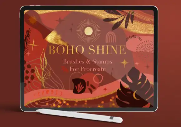 Boho Shine Procreate Brushes Free Download