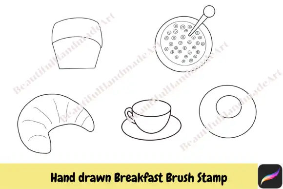 Breakfast Procreate Brush Stamps Ipad Free Download