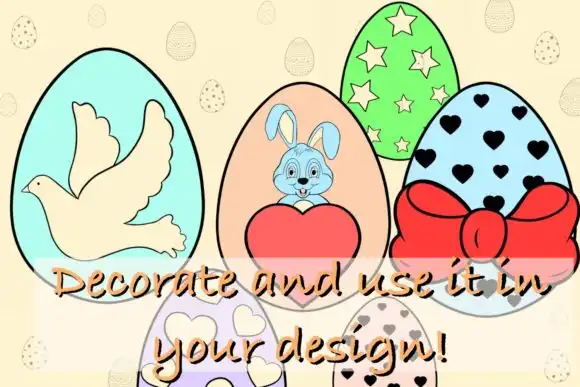 Brush Stamps Easter Eggs for Procreate - Free Download