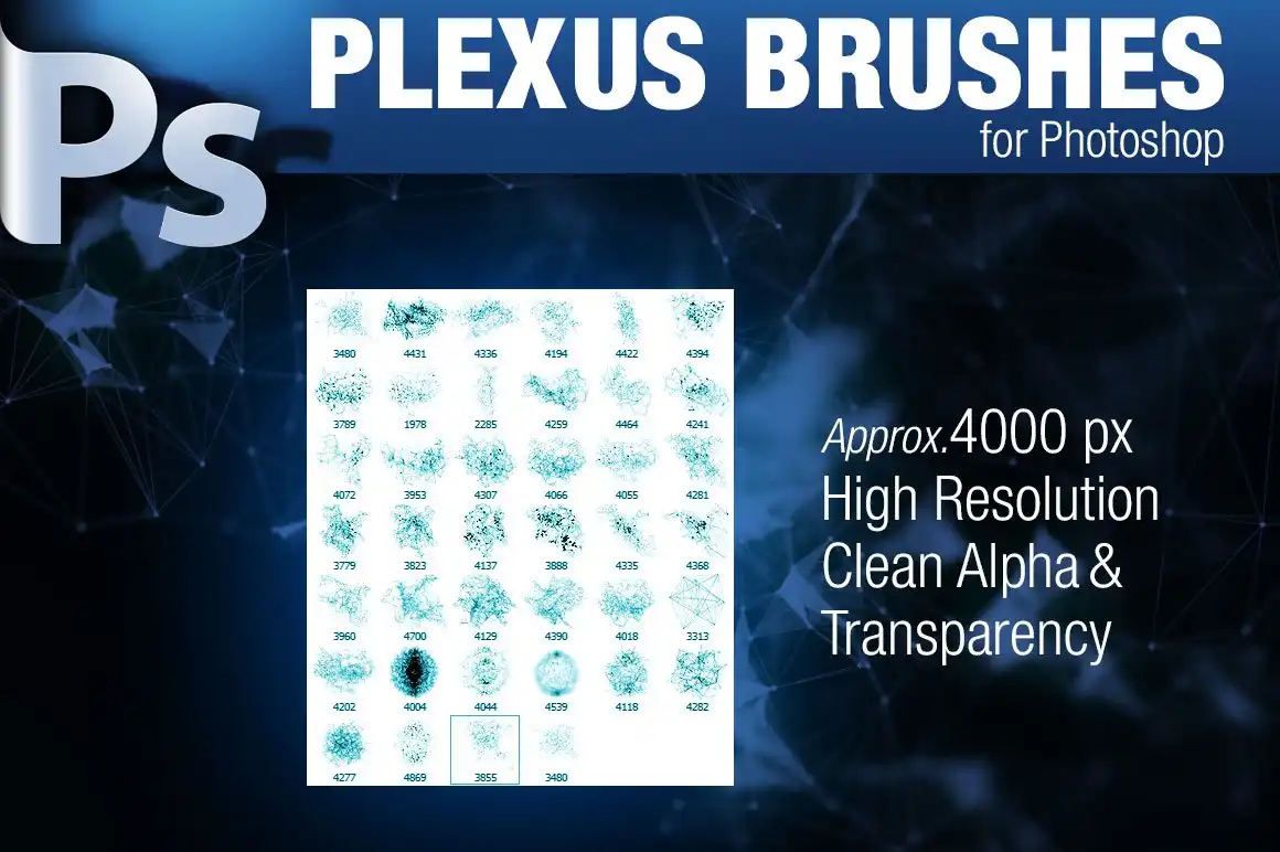 CG Plexus Brushes for Photoshop Free Download