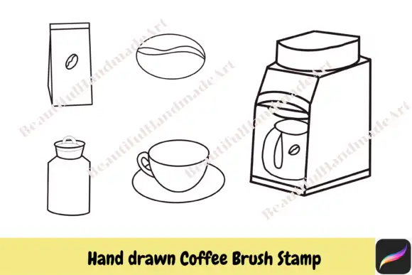 Coffee Procreate Brush Stamps Color Ipad Free Download