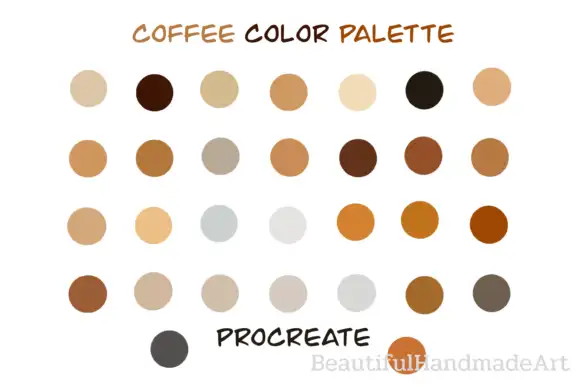 Coffee Procreate Brush Stamps Color Ipad Free Download