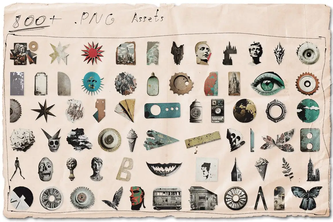 Collage Cutouts Vol. 2 - Free Download