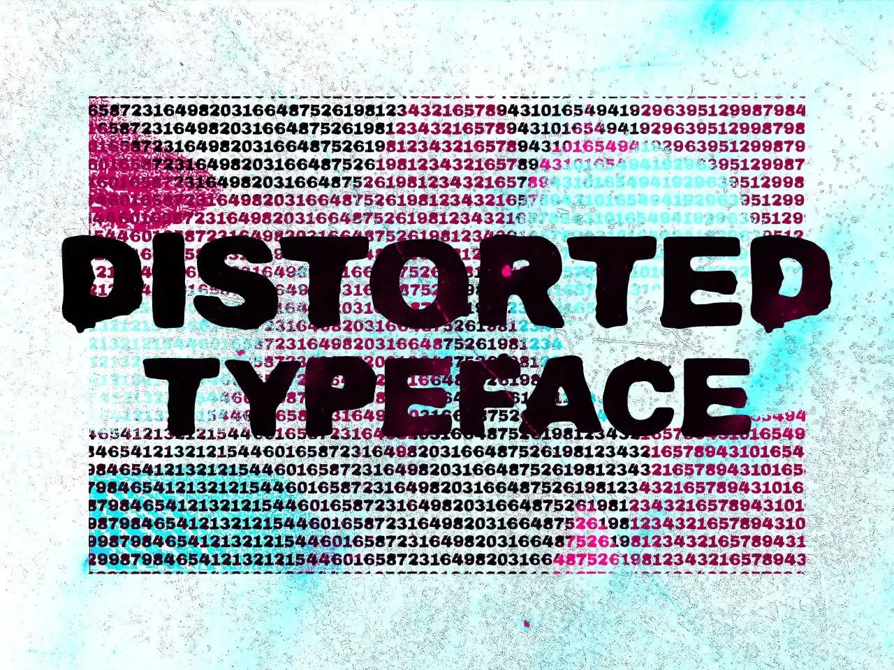 Distorted Typeface Free Download