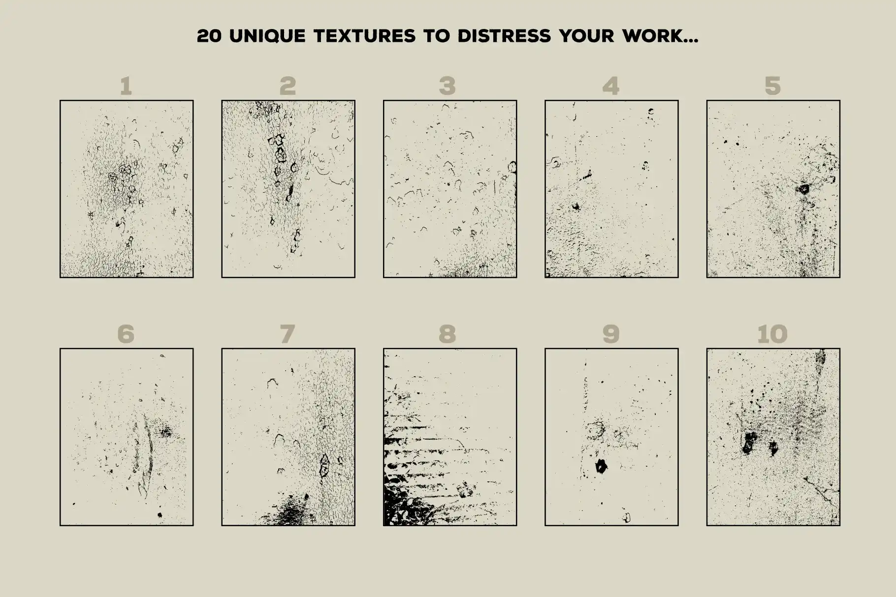 Distressed Vector Textures Pack - Free Download