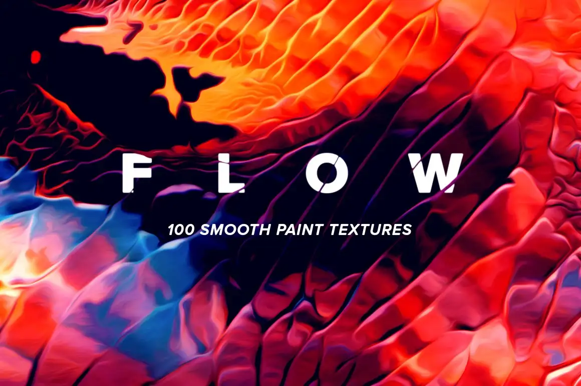Flow Bundle—300 fluid paint textures Free Download