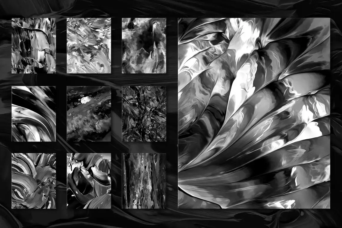 Flow Bundle—300 fluid paint textures Free Download