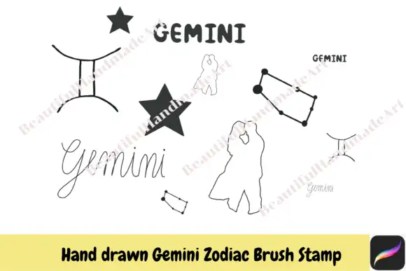 Gemini Procreate Brush Stamps Color Ipad Free Download