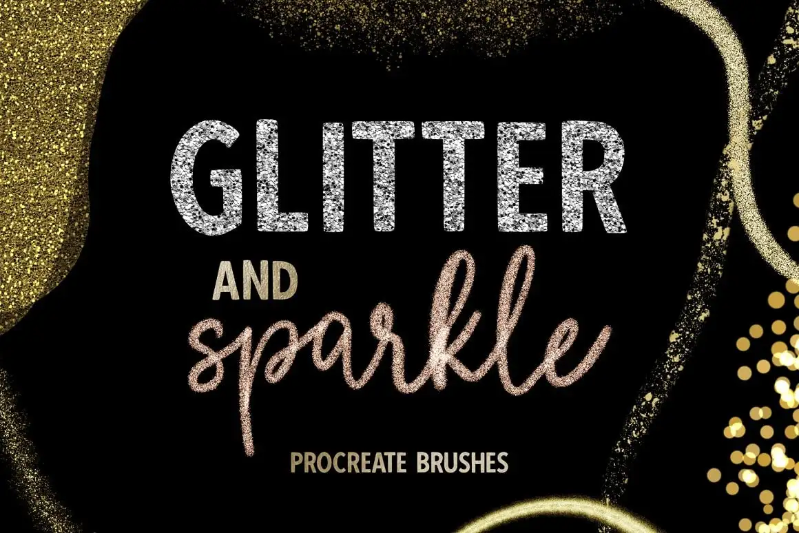 Glitter & Sparkle for Procreate - Brushes Pack