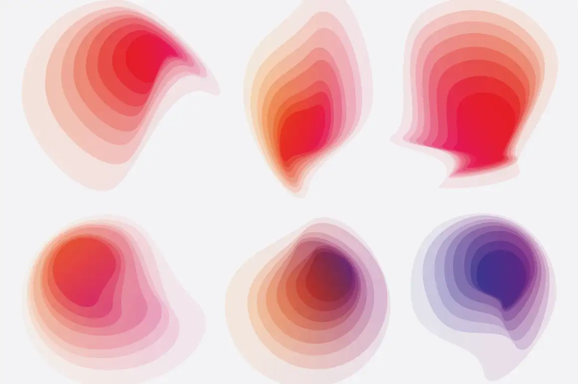 Gradient Topography collection - Free Download