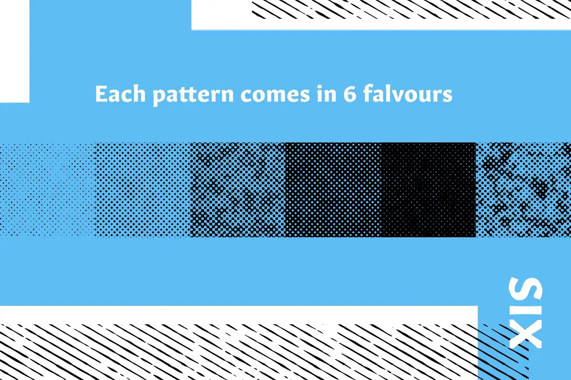 Halftone – Patterns for Illustrator Free Download