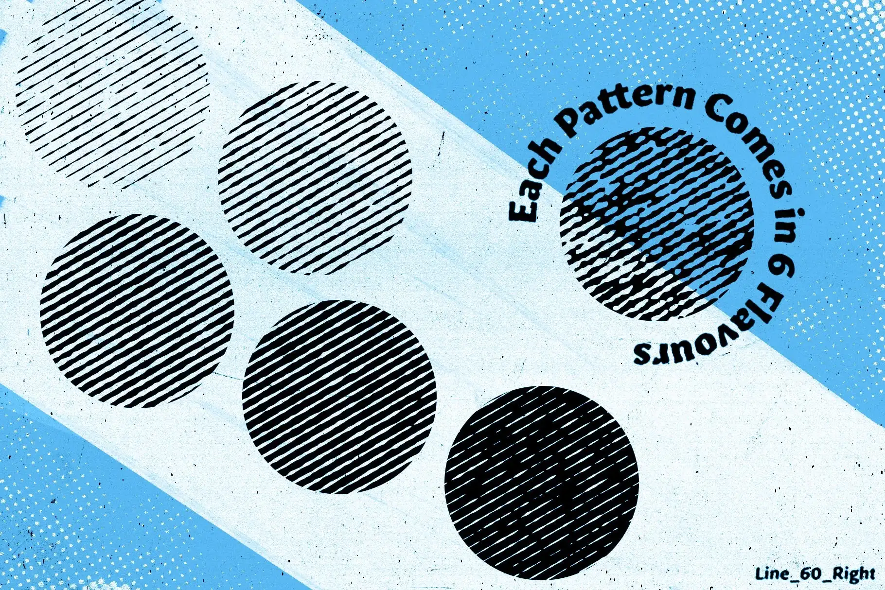 Halftone – Patterns for Illustrator Free Download