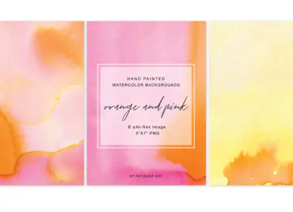Hand Painted Watercolor Background - Ora - Brushes Pack