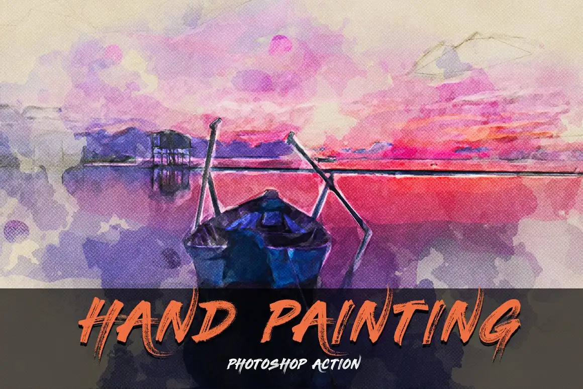 Hand Painting Photoshop Action - Free Download