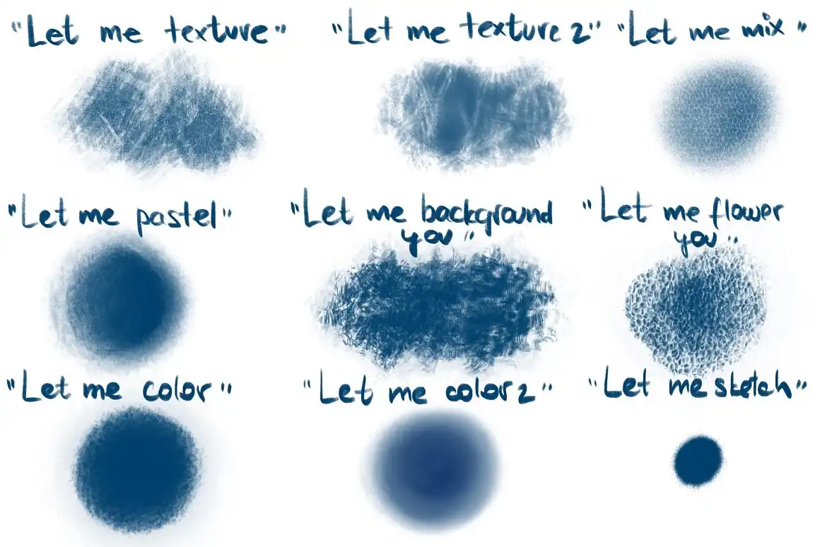 Let Me Draw - Brushes for Procreate Free Download
