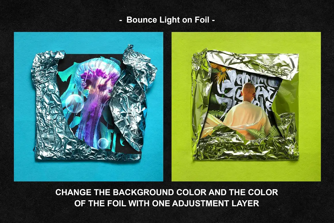 METALLIC WRAP MOCKUP PACK Free Download