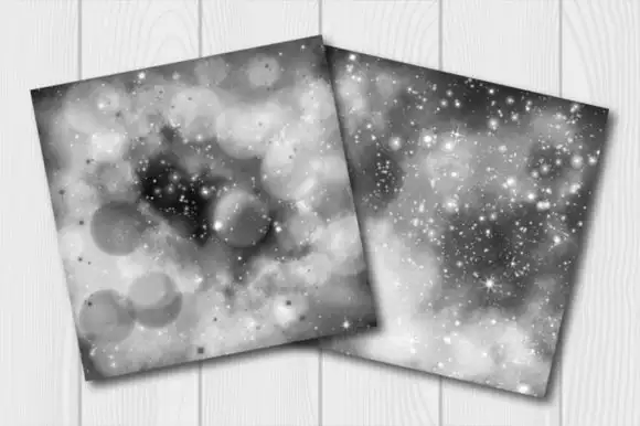 Monochrome Galaxy Digital Paper-1 Free Download